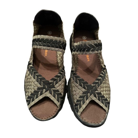 bernie mev. | Shoes | Bernie Mev Womens Comfi Bronze Black Slip On ...